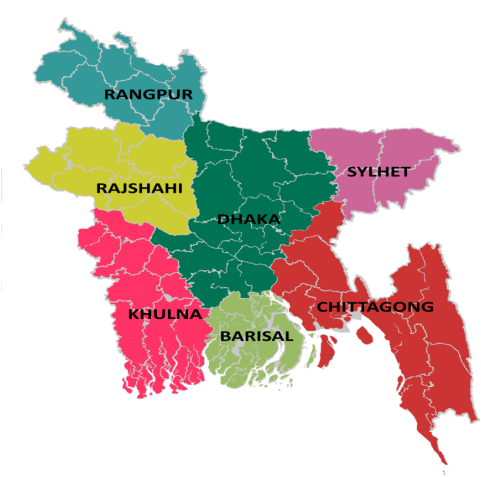 Download Resource Capacity - Bangladesh 8 Division Map | Transparent ...