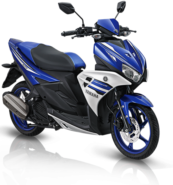 Motor Biru - Aerox 125 (720x770), Png Download