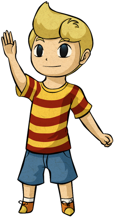 Toon Lucas - Earthbound Lucas Png (410x768), Png Download