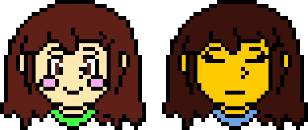 Download Frisk Head Png - Frisk Undertale Chara Sprite | Transparent ...