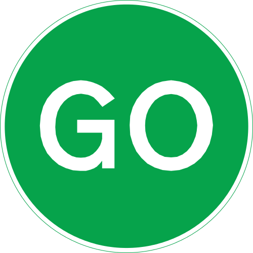 Mauritius Road Signs - Go Road Sign (500x500), Png Download