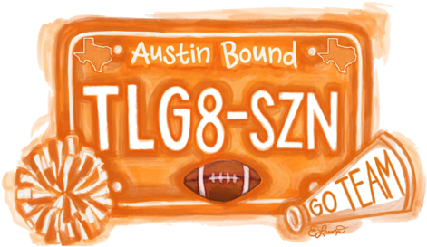 Tailgate Tag - Austin - Austin (480x480), Png Download