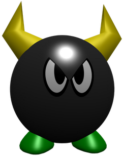 Big Bully - Super Mario Classic Bully (400x320), Png Download