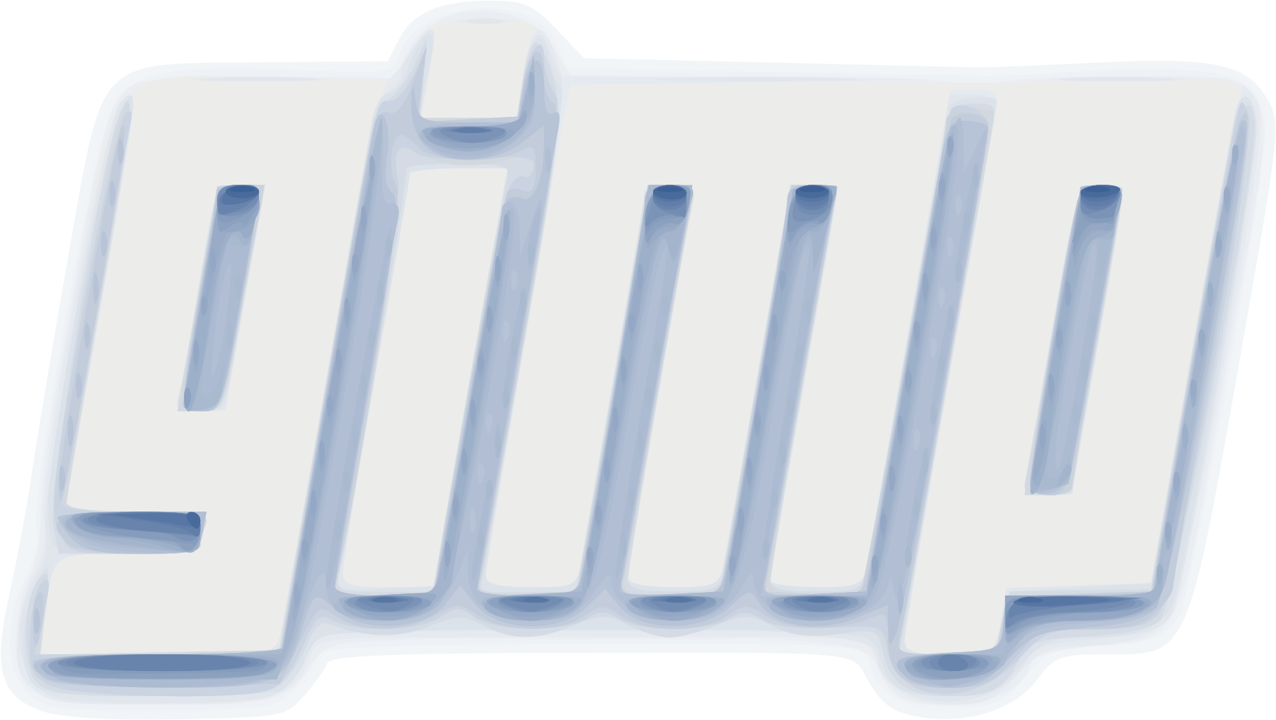 Open - Gimp (2000x1078), Png Download