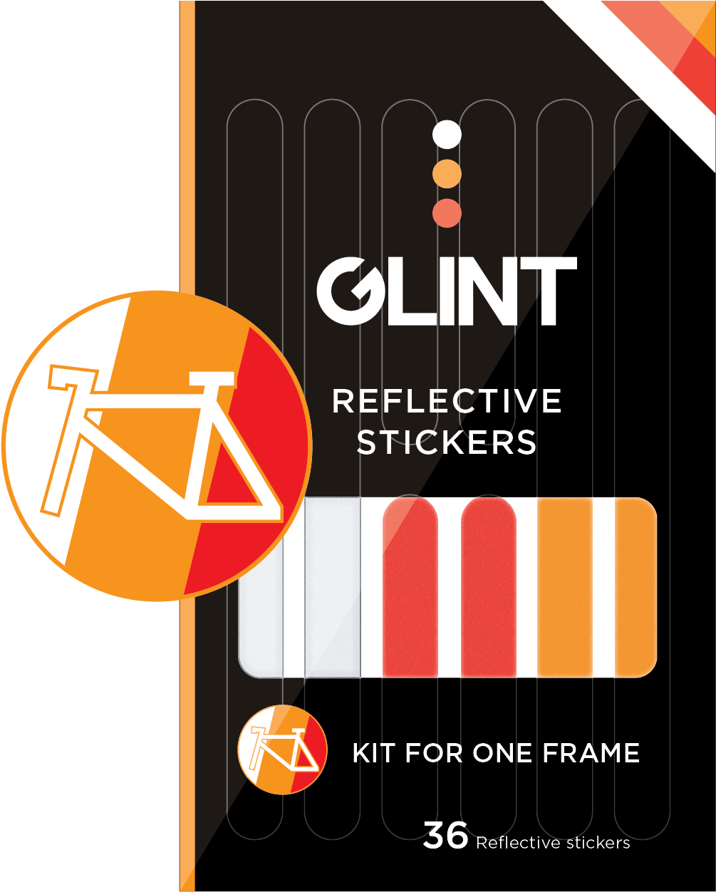 Bike Frame Reflective Decals - Bicycle (1043x1251), Png Download