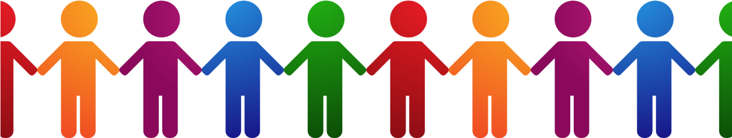 Kindergarten Colored - Human Chain (1456x819), Png Download