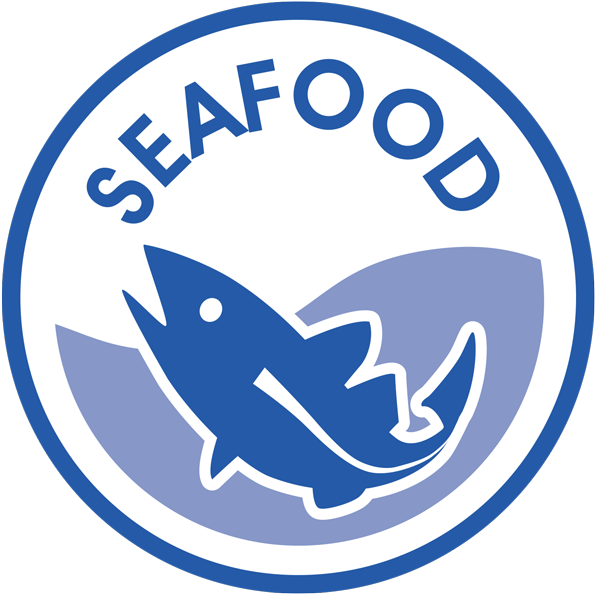 Seafood Logo (600x600), Png Download