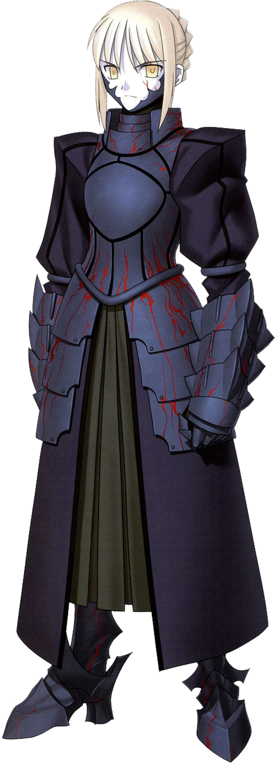 Saber Drawing Alter - Fate Stay Night Saber Alter (800x1523), Png Download