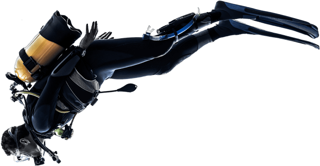 Scuba Diver - Scuba Diver Transparent Background (674x350), Png Download