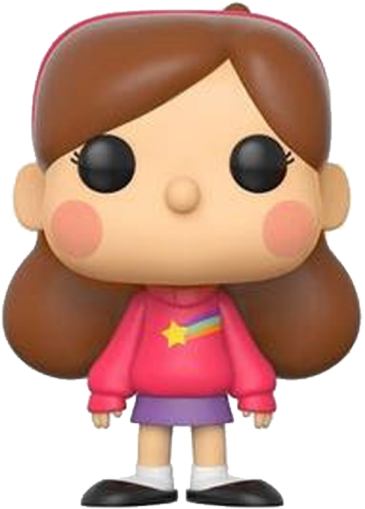 Vinyl Gravity Falls - Mabel Pines Funko Pop (541x541), Png Download