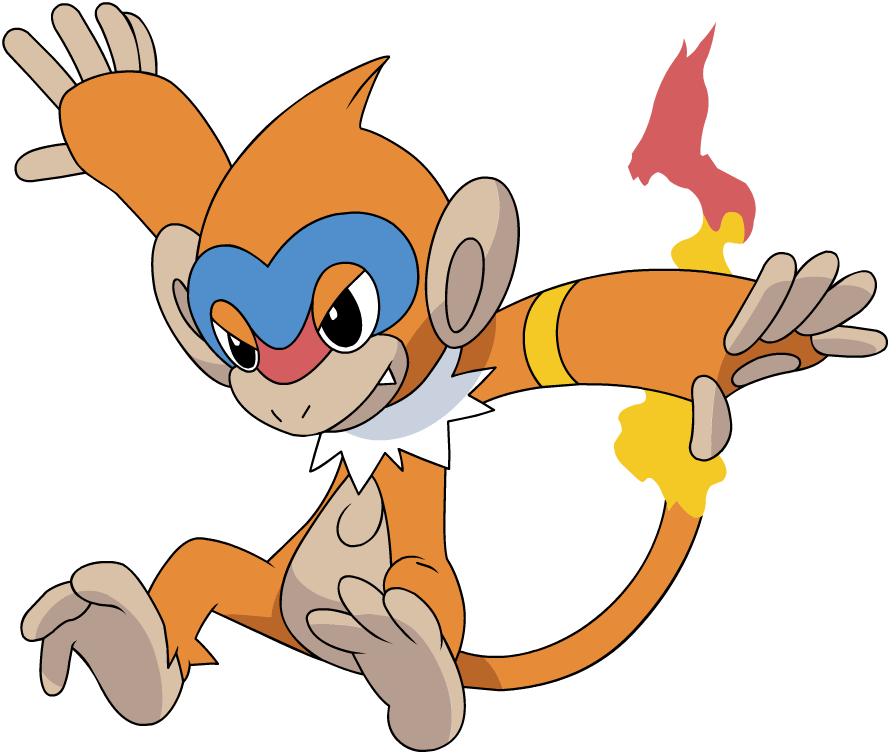 Pokemon Monferno (890x754), Png Download