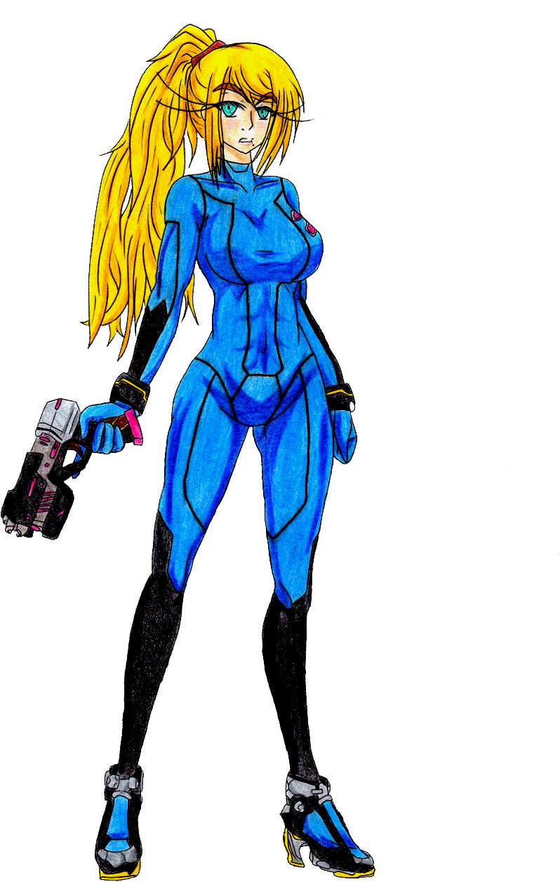 Zero Suit Samus Color 1 - Wiki (808x1272), Png Download