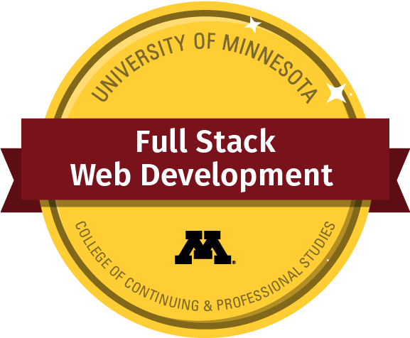 Full Stack Web Development Certificate - University Of Minnesota ...