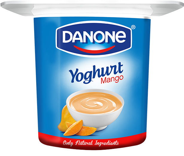 Danone Mango Yogurt - Flavoured Yoghurt (650x800), Png Download