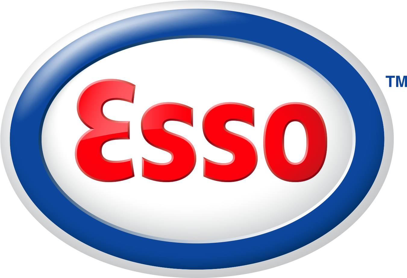 Esso Logo (1370x941), Png Download