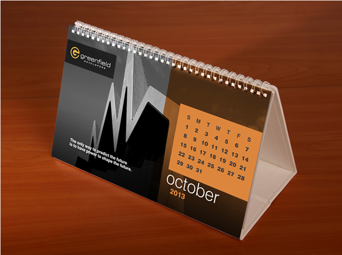 Download Greenfield Developers Table Calendar 1 - Paper | Transparent ...