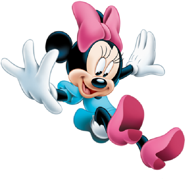Disney Minnie Mouse 1 - Pink Minnie Mouse 300 Dpi (600x600), Png Download