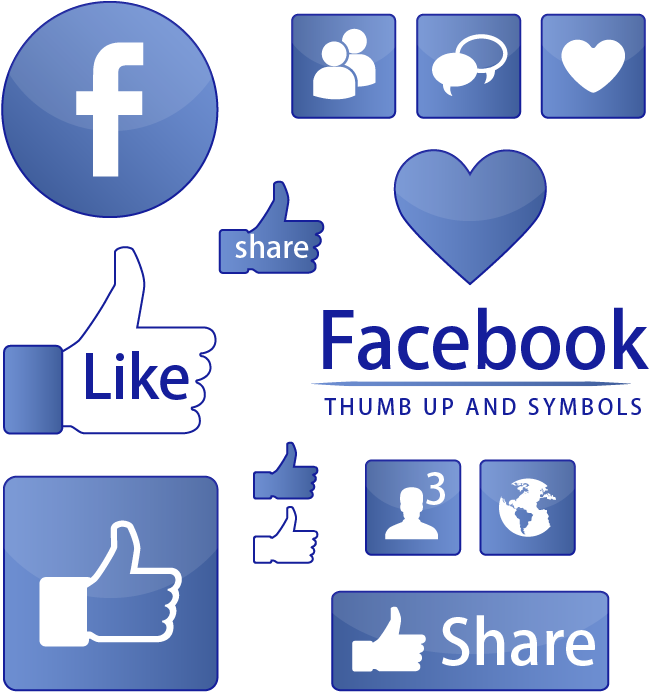 Facebook Like Button Symbol Icon - Logo De Facebook Editable (761x798 ...