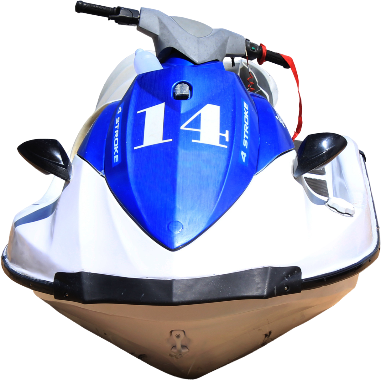 Blue Jet Ski Png Image - Water Jet Ski Front Png (1500x1475), Png Download