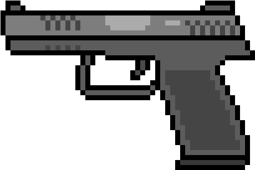 Download Pixel Gun - Pixel Art | Transparent PNG Download | SeekPNG