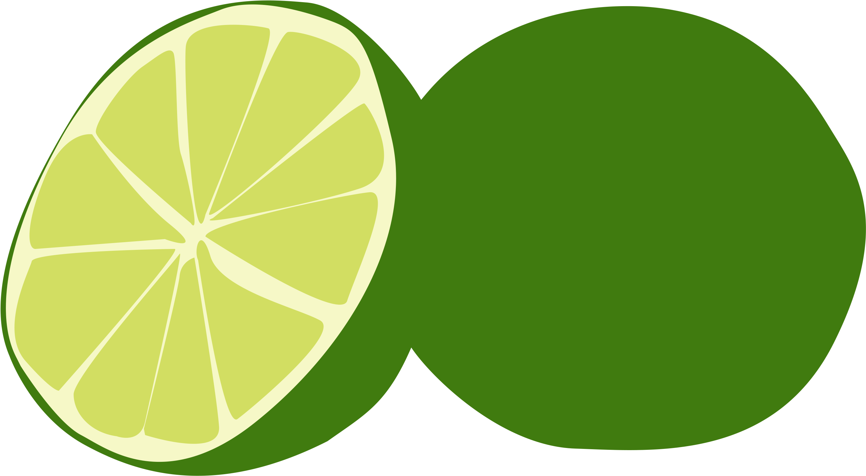 Lemon Png Clip Art - Lime Clipart (2948x2020), Png Download