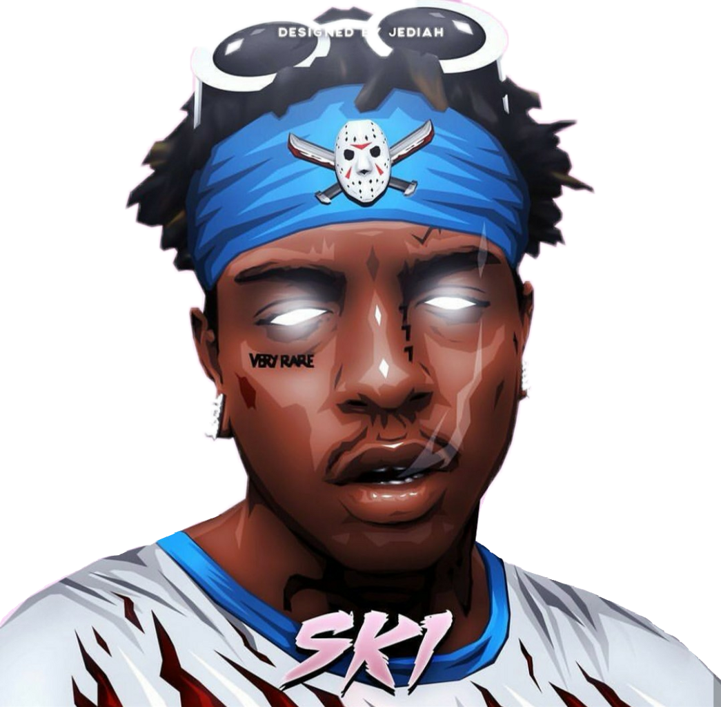 Ski Mask The Slump God Cartoon (1045x1024), Png Download