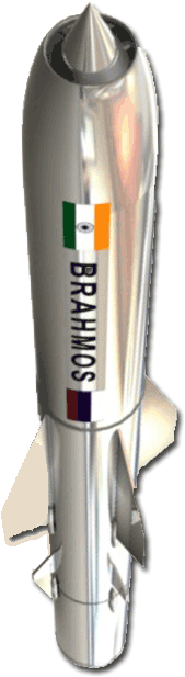 Brahmos - Brahmos Indian Missile Png (209x647), Png Download