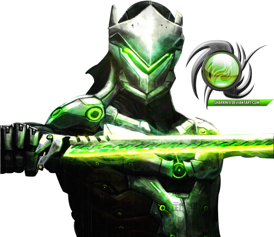 Download Genji Render By Sharknex - Overwatch Genji Render ...