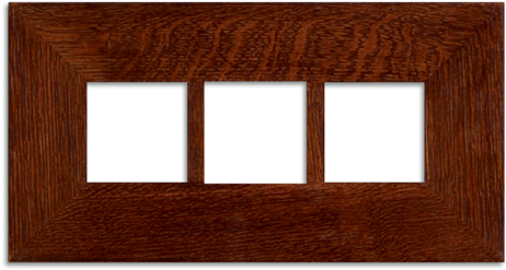 Download Triple 3-inch Oak Legacy Frame - 3 Frames | Transparent PNG ...