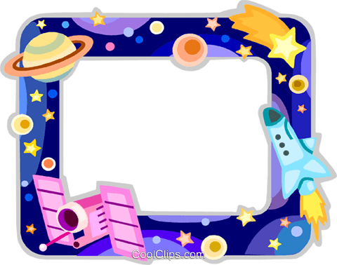 Download Outer Space Frame Royalty Free Vector Clip Art Illustration ...