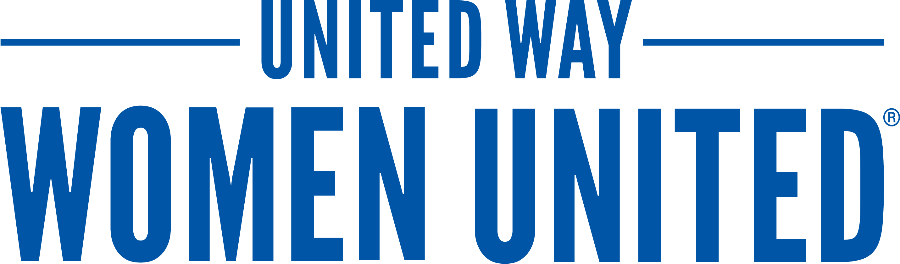 Women United - United Way Women United Logo (3480x1359), Png Download