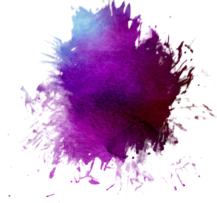 Purple Pink Splatter Paint Splash Overlay Ftestickers - Purple (745x696 ...