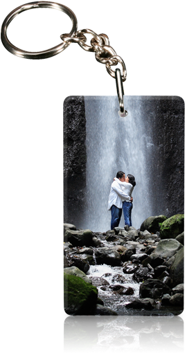 Acrylic Print Keychains - Printing Keychain Hd (285x542), Png Download
