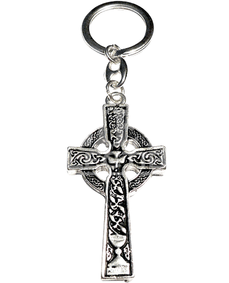 Celtic Cross Key Chain - Cross Keychain Png (600x600), Png Download