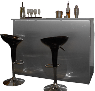 Mobile Bar Hire - Transparent Bar Table Png (377x377), Png Download