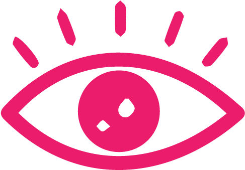 V I S I O N - Pink Icon Png Transparent (706x515), Png Download