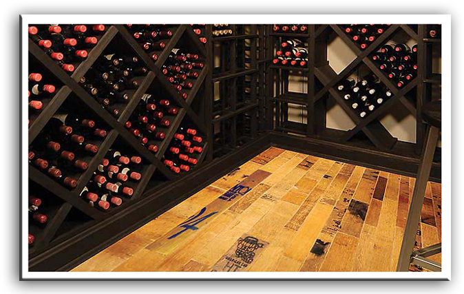 Vintage Wine Barrel Floor Copy - Wine Cellar Innovations Barrelflo ...