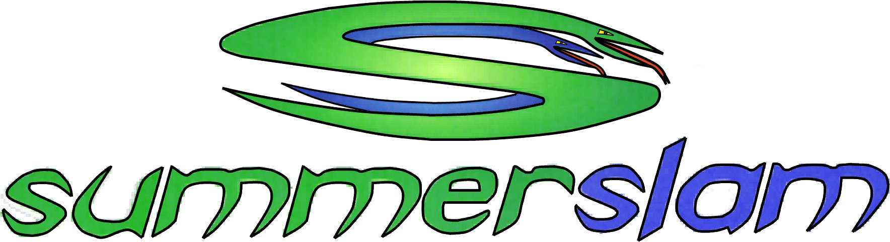 Summerslam Logo - Wwf Summerslam Logo Png (2000x530), Png Download