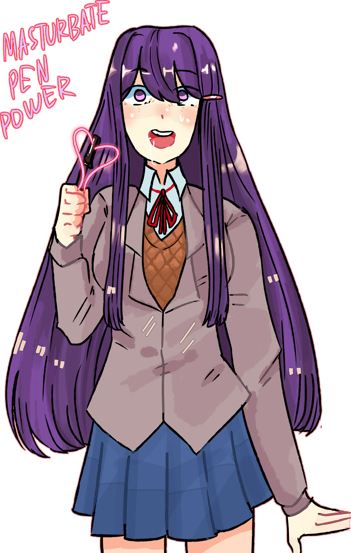 Download Yuri Ddlc Yuri Ddlc Monika Doki Doki Literature Club - Cartoon ...