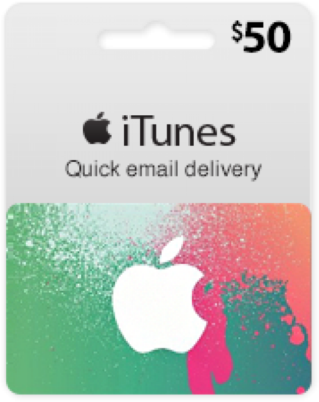 $50 Usa Itunes Gift Card - Itunes Gift Card 5 Usd (800x800), Png Download