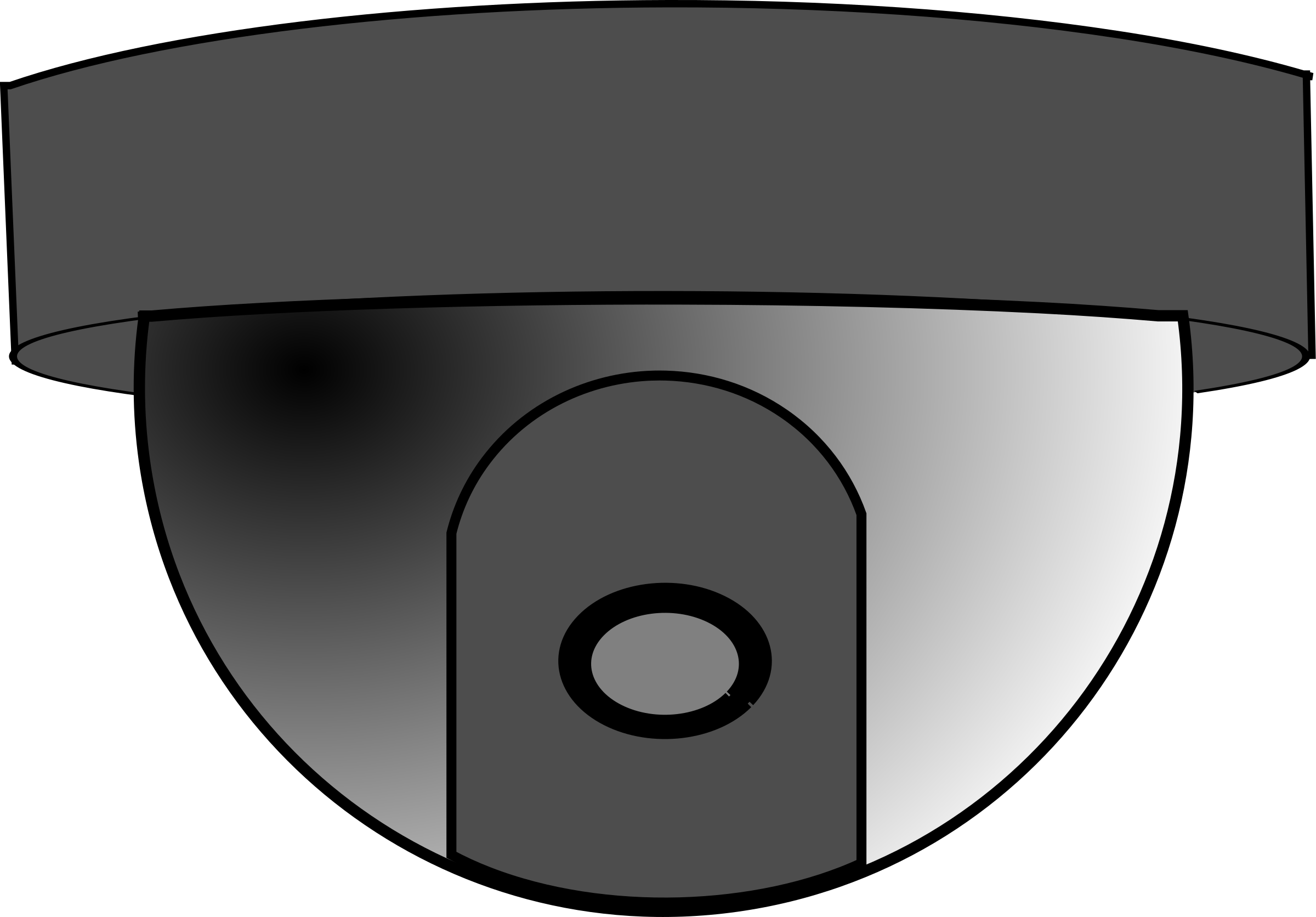 This Free Icons Png Design Of Dome Camera (2400x1672), Png Download