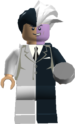 Two-face - Lego Two Face (276x473), Png Download