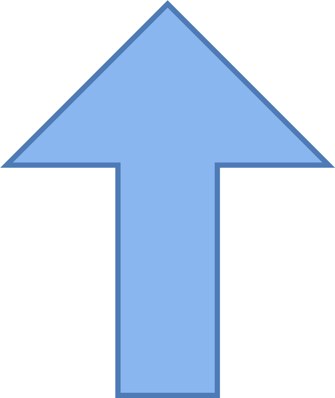 Download Thick Arrow Pointing Up Icon - Sign | Transparent PNG Download ...