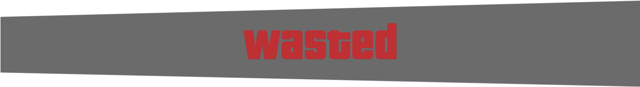 Download Demengineerz - Gta V Wasted Png | Transparent PNG Download | SeekPNG