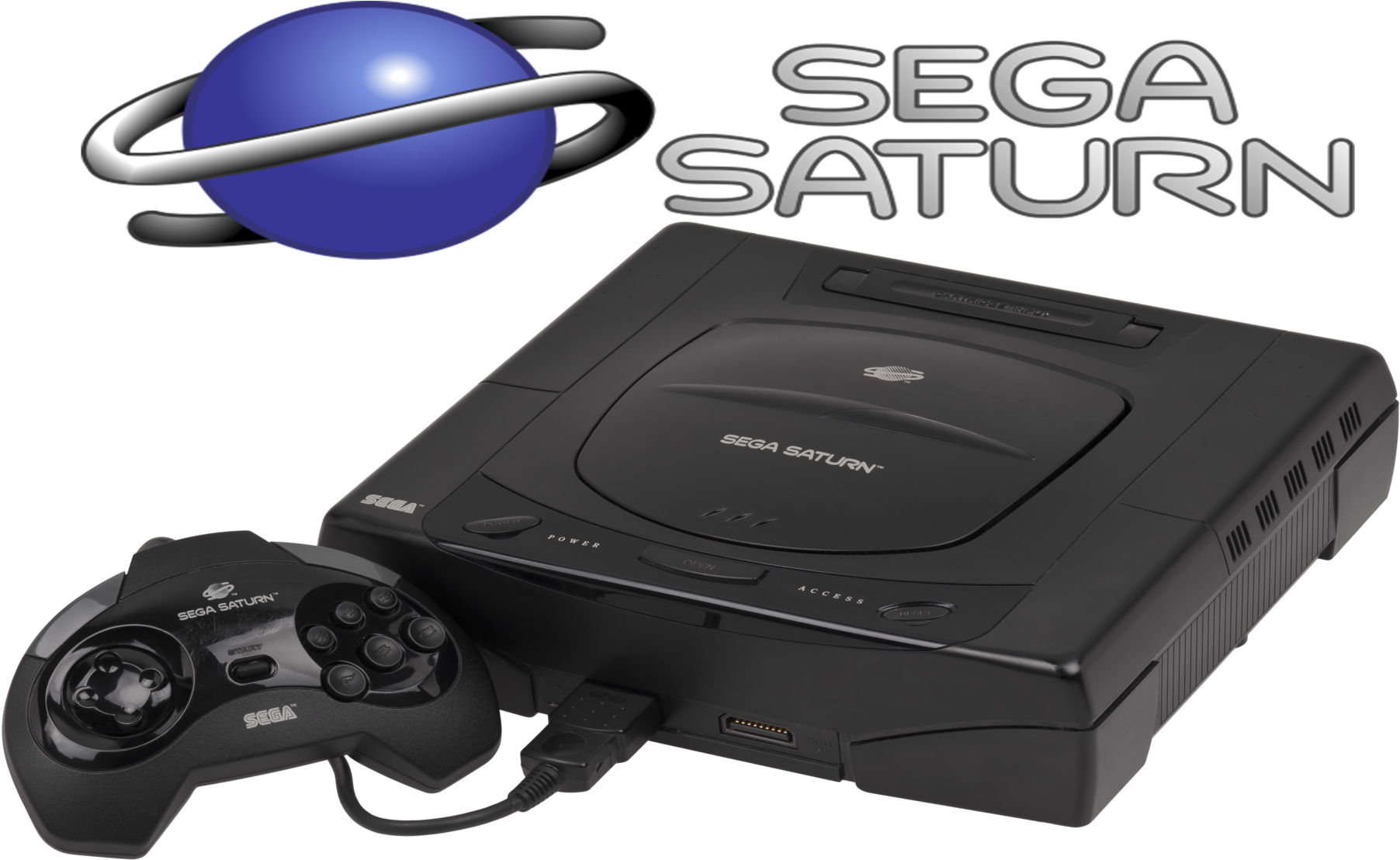 Sega Saturn Console Set Mk1 - Sega Saturn Uk Console (640x354), Png ...