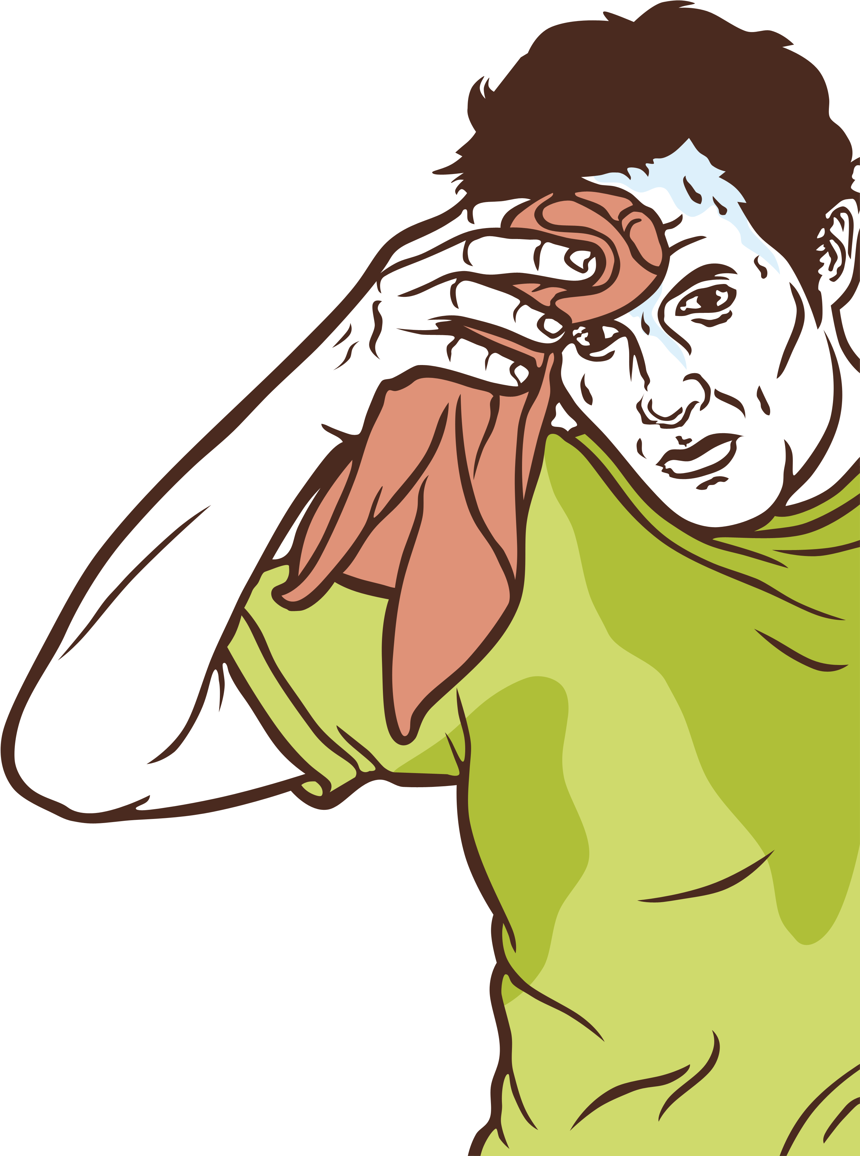 Download Sweatingman - Sweating Towel Guy Transparent | Transparent PNG Download | SeekPNG