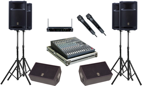 Sound System On Hire - Sound System Png File (500x300), Png Download