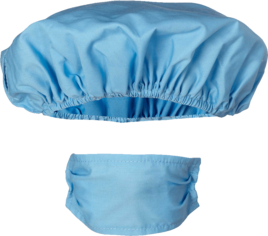 Hospital Hat & Mask Set, - Hospital Cap Png (1000x1000), Png Download