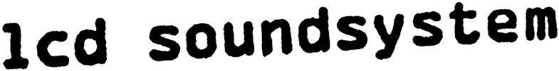 Lcd Soundsystem Image - Lcd Soundsystem Logo Png (800x310), Png Download