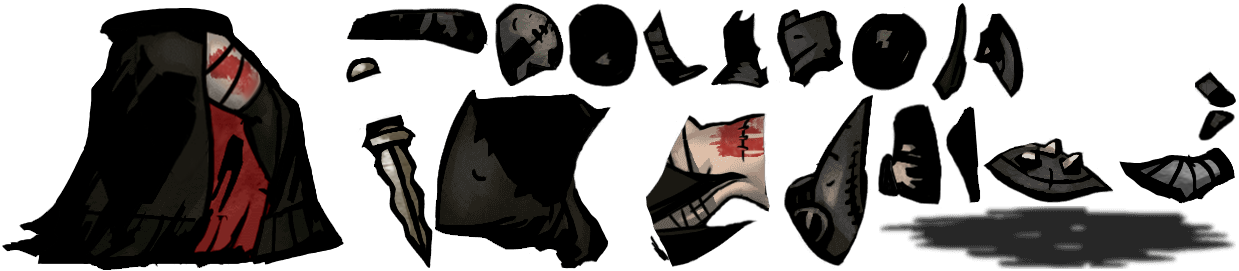 Bloody Plague Doctor With Mask - Darkest Dungeon Plague Doctor Sprites ...